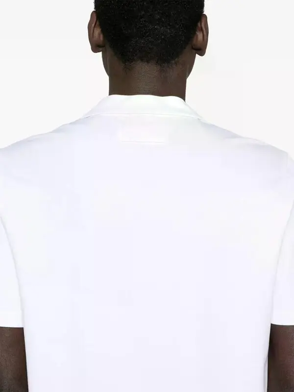 BOSS Camp-collar T-shirt