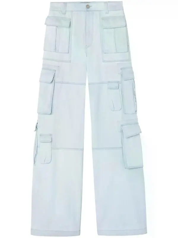 Versace Wide-leg Cargo Jeans