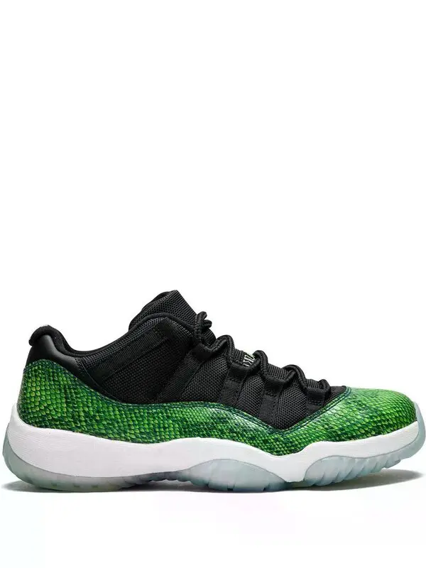 JORDAN Air 11 Retro Low Nightshade Sneakers - Black