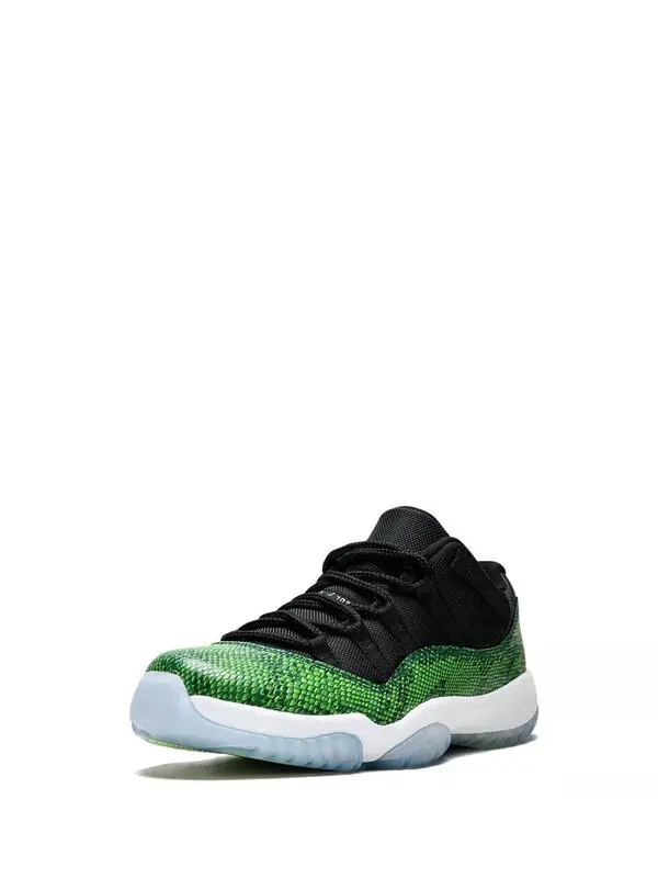 JORDAN Air 11 Retro Low Nightshade Sneakers - Black