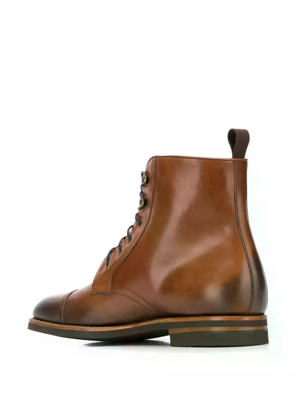 SCAROSSO Paolo Caramello Lace-up Boots