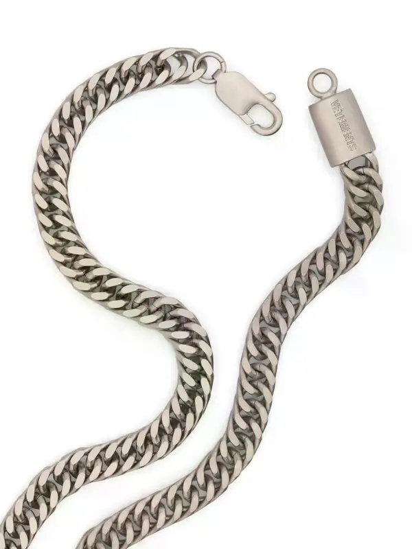 Vetements Gothic Logo-plaque Necklace