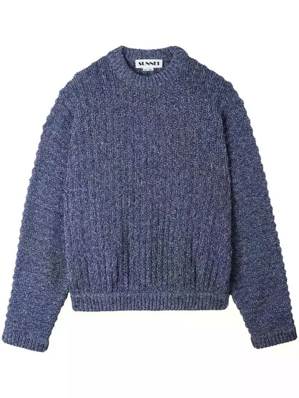 Sunnei Brushed Finish Crew Neck Jumper