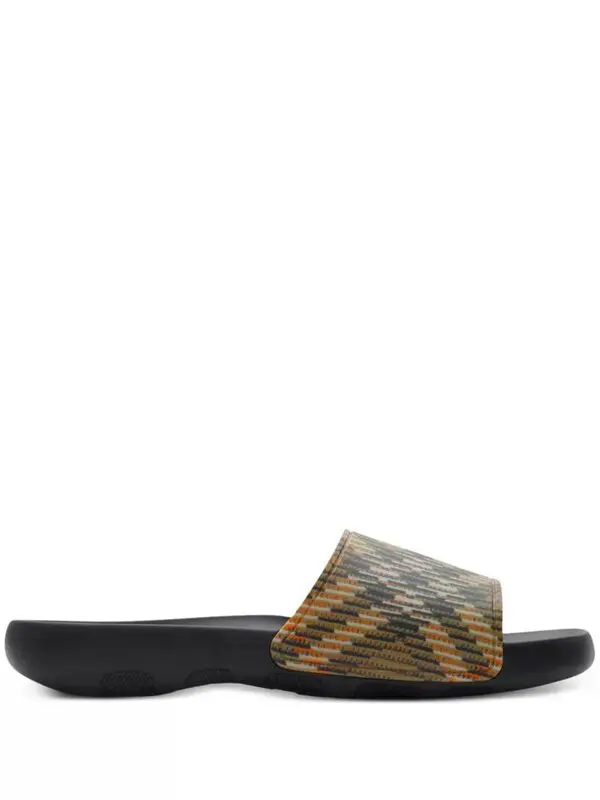 Burberry Classic Check Slides - Neutrals