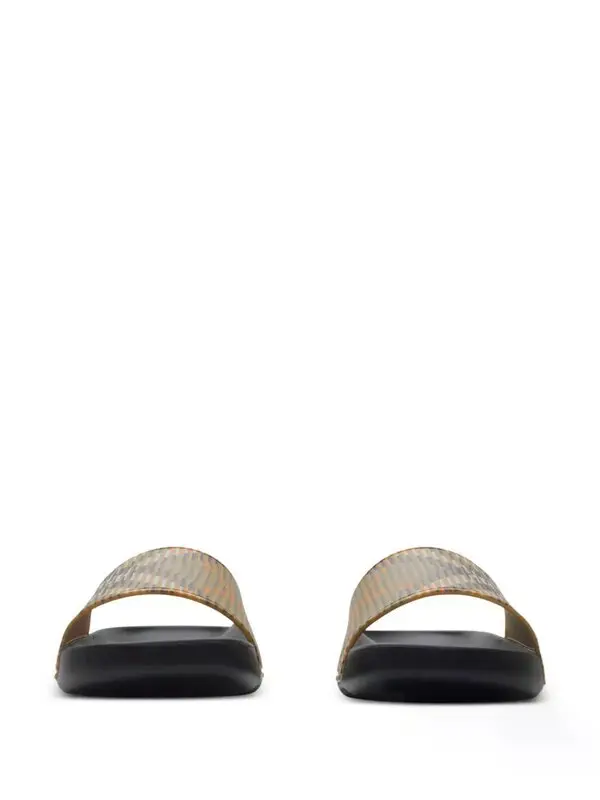 Burberry Classic Check Slides - Neutrals