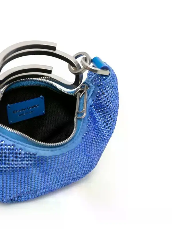 Off-White Sequinned Mini Bag - Blue