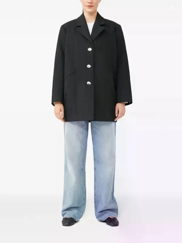 GANNI Suiting Cotton Blazer