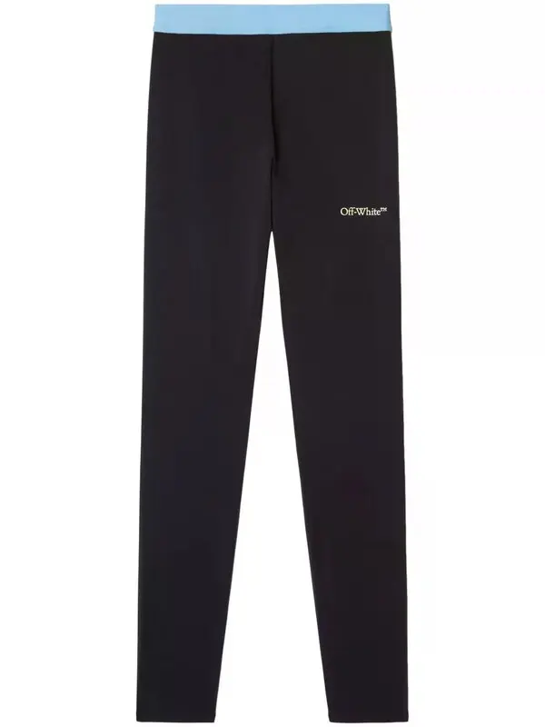 Off-White Colour-block Leggings - Black