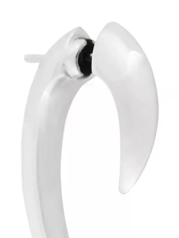 SHAUN LEANE 18kt White Gold Talon Earrings - Metallic