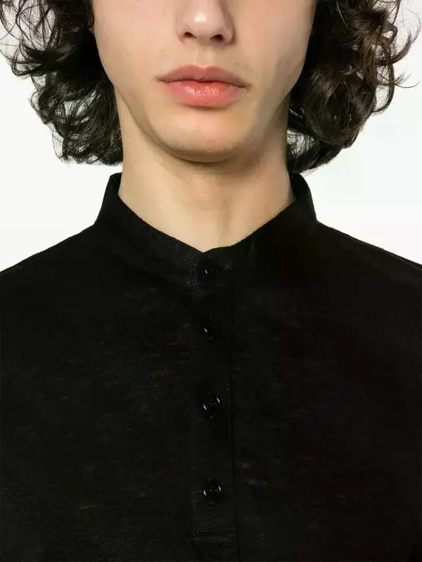 LARDINI Fine-knit Slub T-shirt