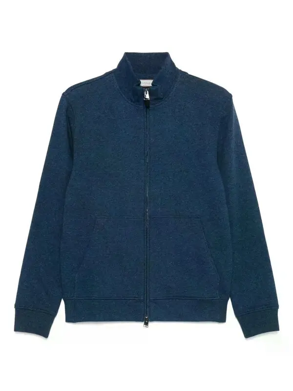 Canali Mélange-effect Sweatshirt - Blue