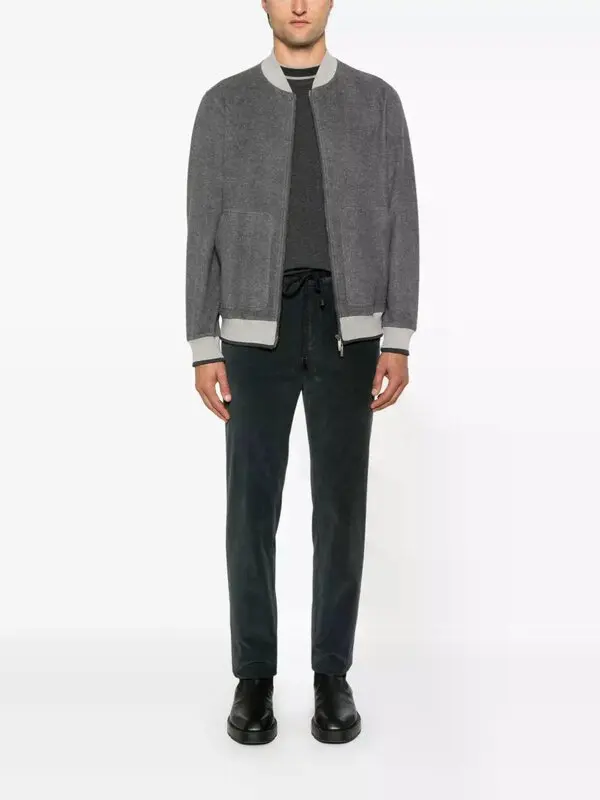 Peserico Contrasting-collar T-shirt