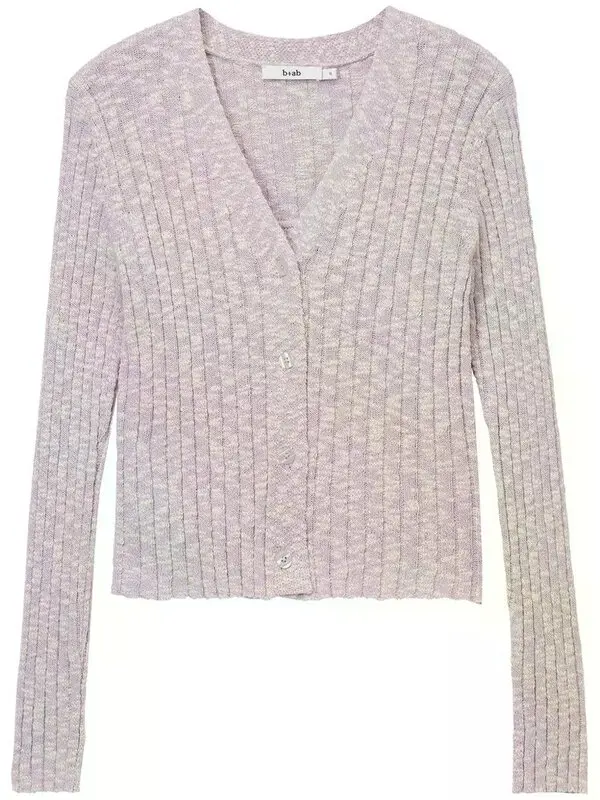 B+AB Ribbed Cardigan - Pink