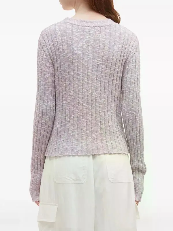 B+AB Ribbed Cardigan - Pink