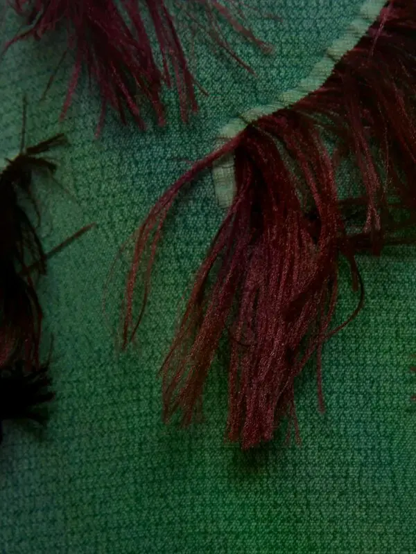 La DoubleJ Milano Feather Embellished Jacket