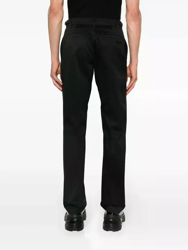 Versace Medusa Biggie Mid-rise Straight-leg Trousers - Black