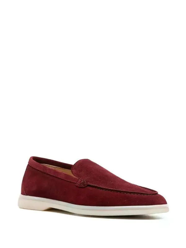 SCAROSSO Ludovica Flat Loafers - Red