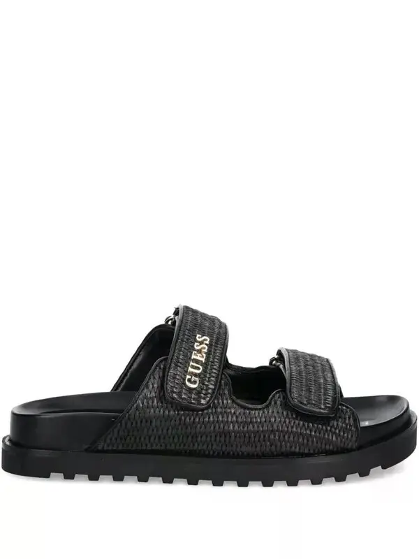 Guess Woven Strap Flat Sandals