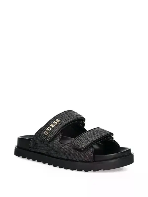 Guess Woven Strap Flat Sandals