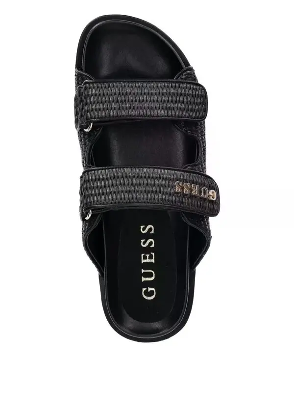 Guess Woven Strap Flat Sandals
