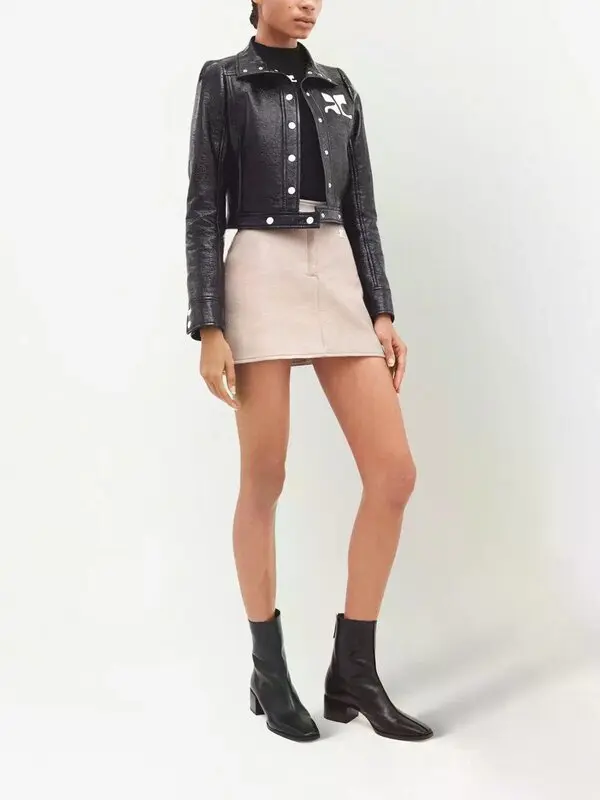 COURREGES Reedition Vinyl Jacket - Black