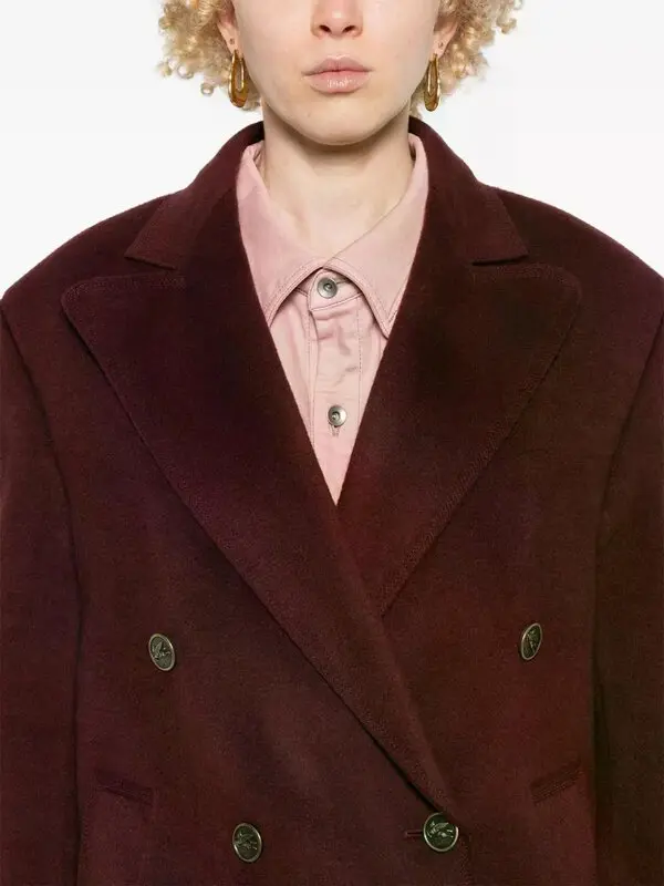 Etro Double-breasted Wool-cashmere Coat