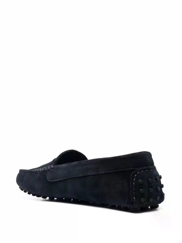 SCAROSSO Ashley Suede Loafers - Blue