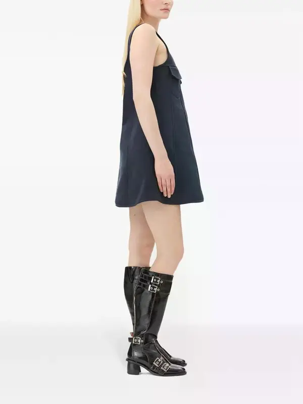 GANNI Button-fastening Mini Dress