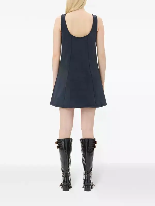 GANNI Button-fastening Mini Dress