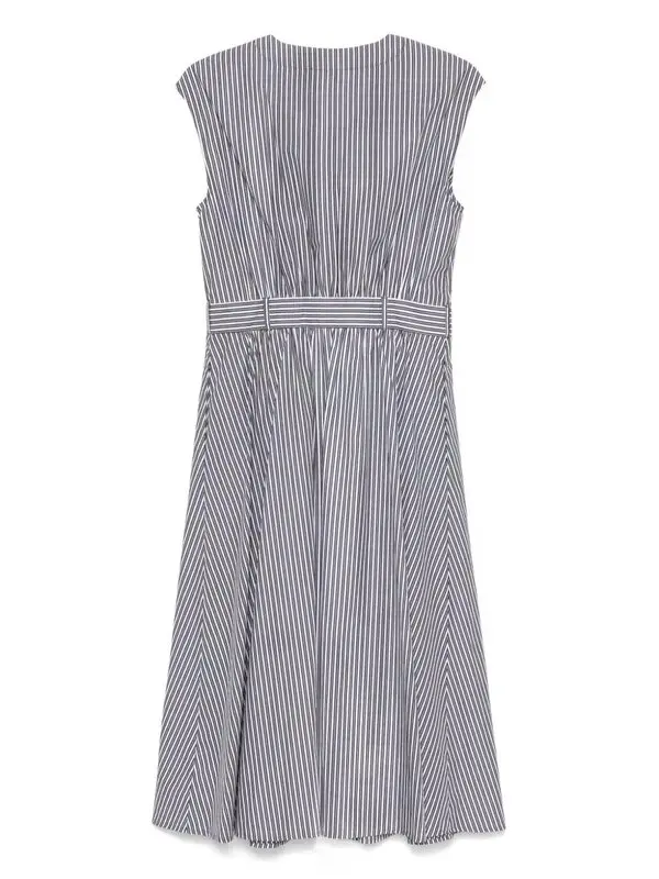 Michael Kors Striped Midi Dress