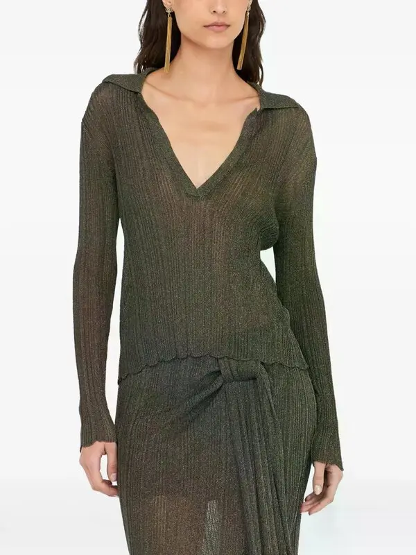 Liu Jo Lurex® Polo Top