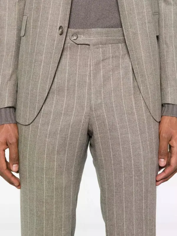 Tagliatore Pinstriped Suit - Grey