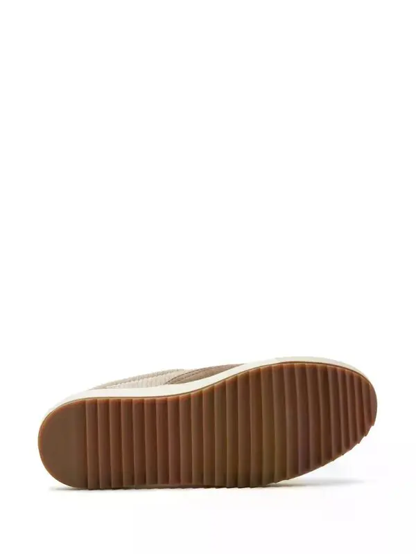 SCAROSSO Luis Suede And Corduroy Lace-up Sneakers
