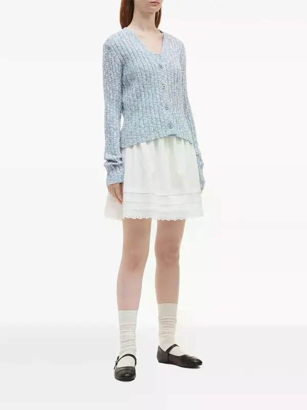 B+AB Wide-ribbed Cardigan