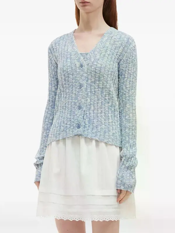 B+AB Wide-ribbed Cardigan