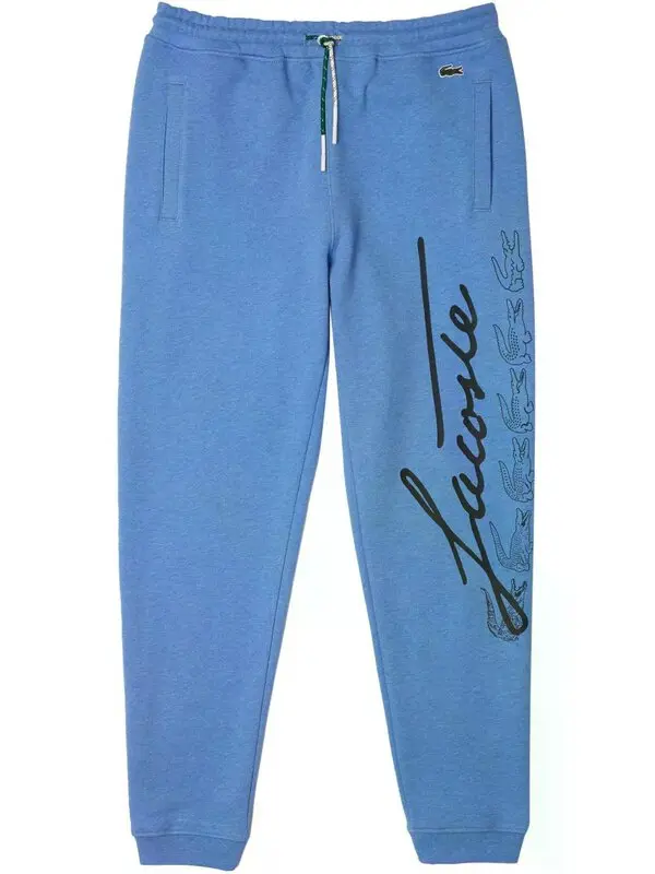 Lacoste Printed Track Pants - Blue