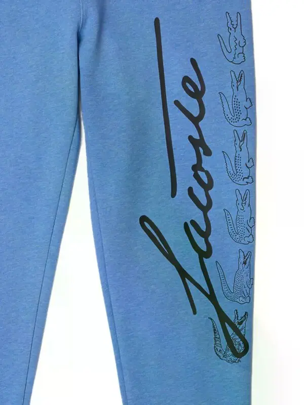 Lacoste Printed Track Pants - Blue