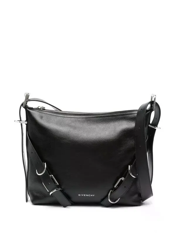 Givenchy Voyou Leather Messenger Bag - Black