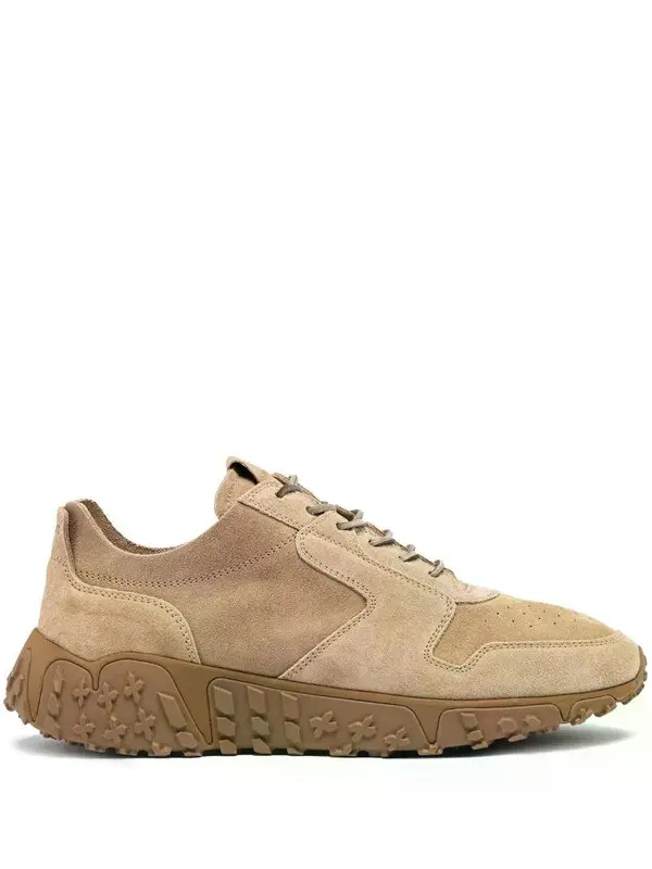 BUTTERO® Lace-up Suede Sneakers - Neutrals