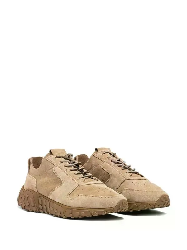 BUTTERO® Lace-up Suede Sneakers - Neutrals