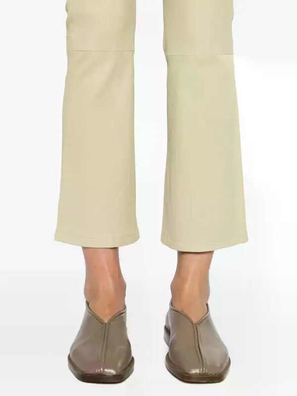 ARMA Flared Lambskin Leather Trousers