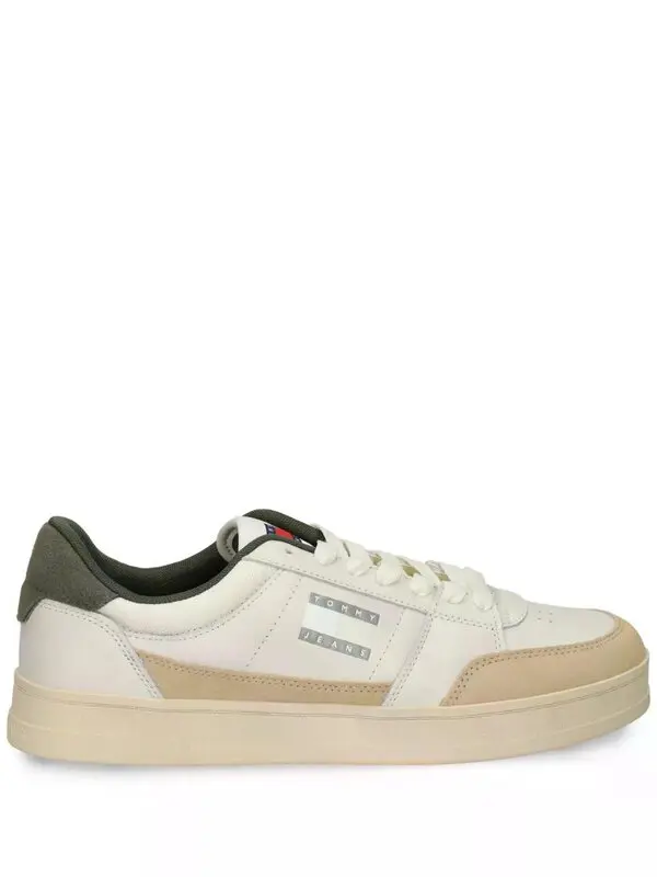 Tommy Hilfiger Tonal-logo Leather Trainers