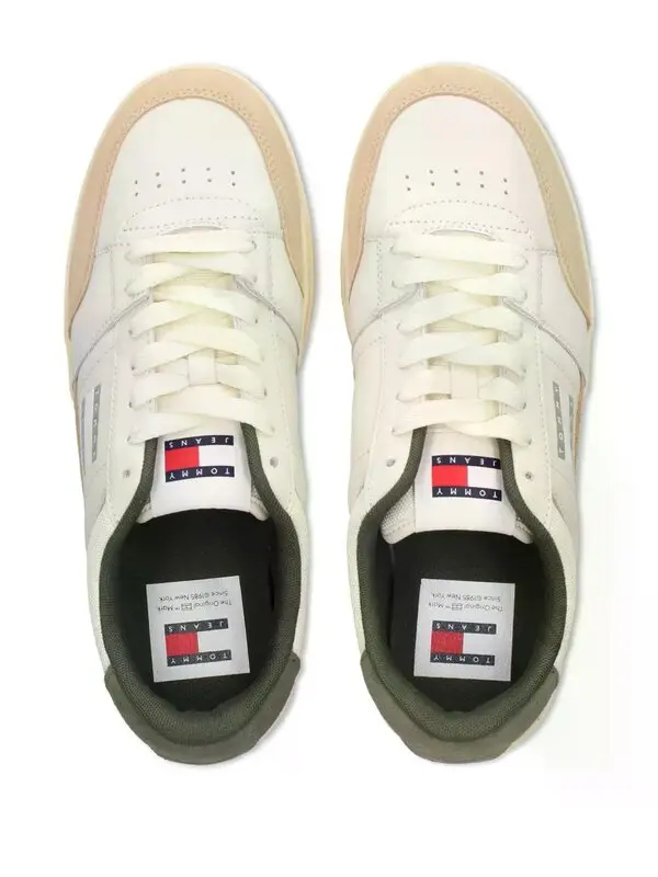 Tommy Hilfiger Tonal-logo Leather Trainers