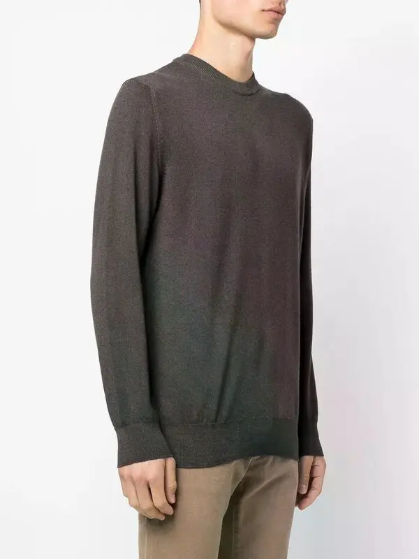 Paul & Shark Virgin Wool Crew Neck Jumper - Brown
