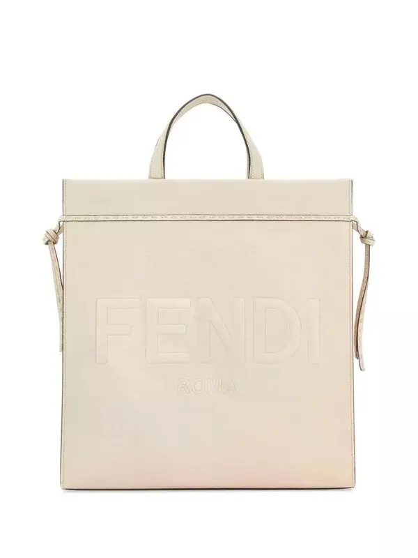 Fendi Shopper Tote Bag - Neutrals