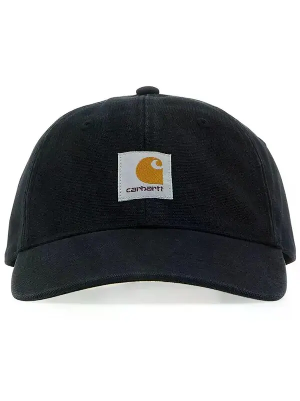 Carhartt Work In Progress Logo Patch Baseball Cap - Black
