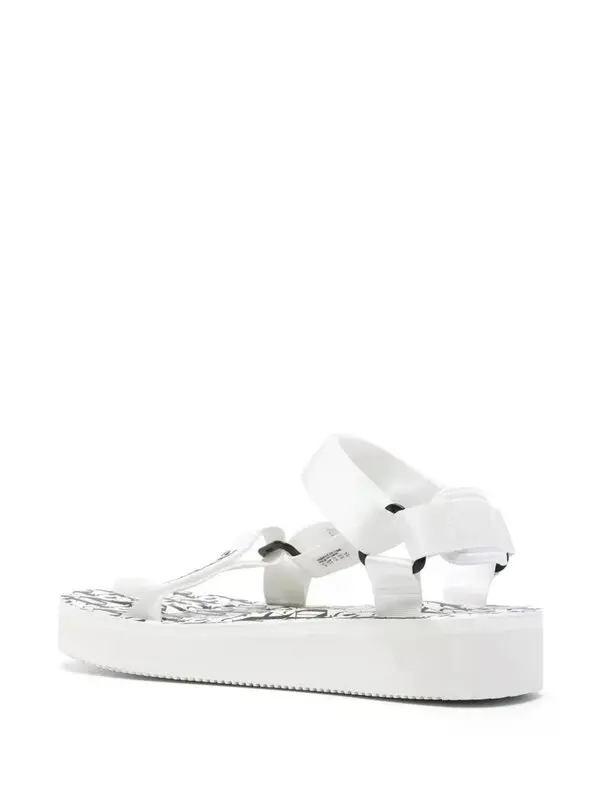 SUICOKE X PALM ANGELS Logo-print Sandals