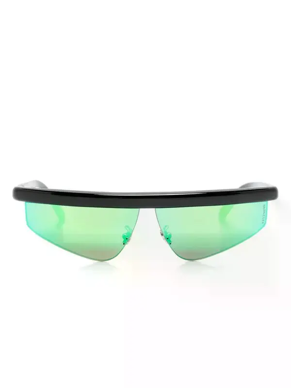 Moncler Orizion Geometric-frame Sunglasses - Black