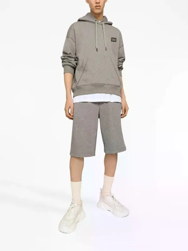 Dolce & Gabbana Logo-tag Track Shorts - Grey