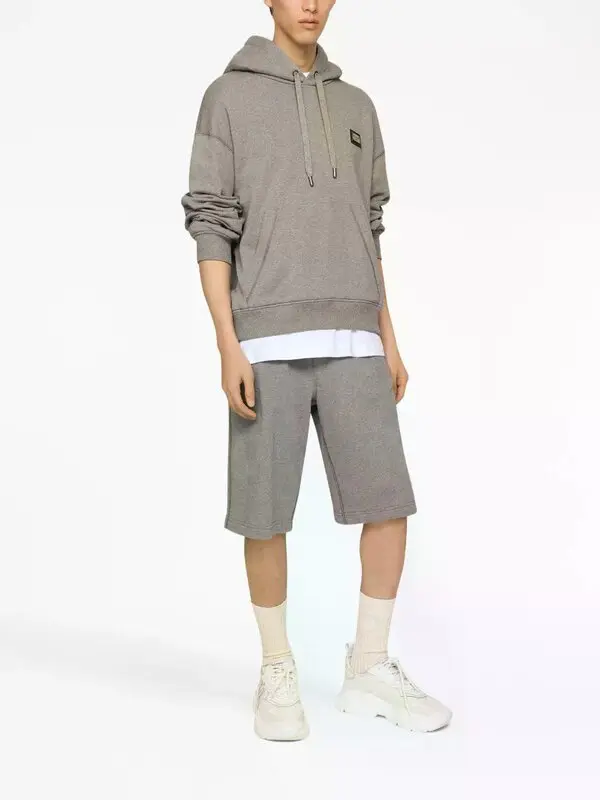 Dolce & Gabbana Logo-tag Track Shorts - Grey